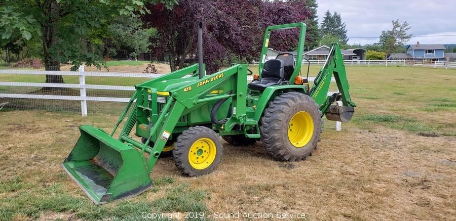 Sound Auction Service - 07/11/19 Baldwin & Others Tractor & Woodworking ...